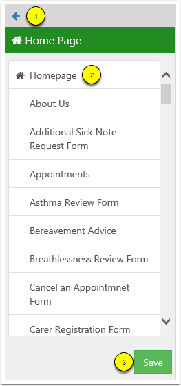 Main Menu Overview – Help Centre