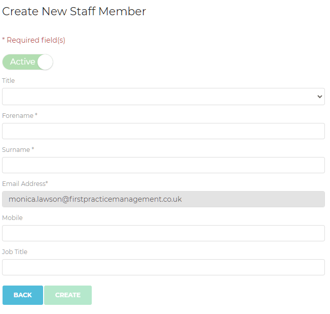 Add Staff Members – Help Centre